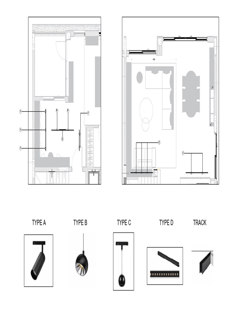 Track Light Drawing Guide | PDF
