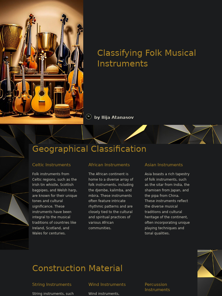 Folk Instruments of The World | PDF