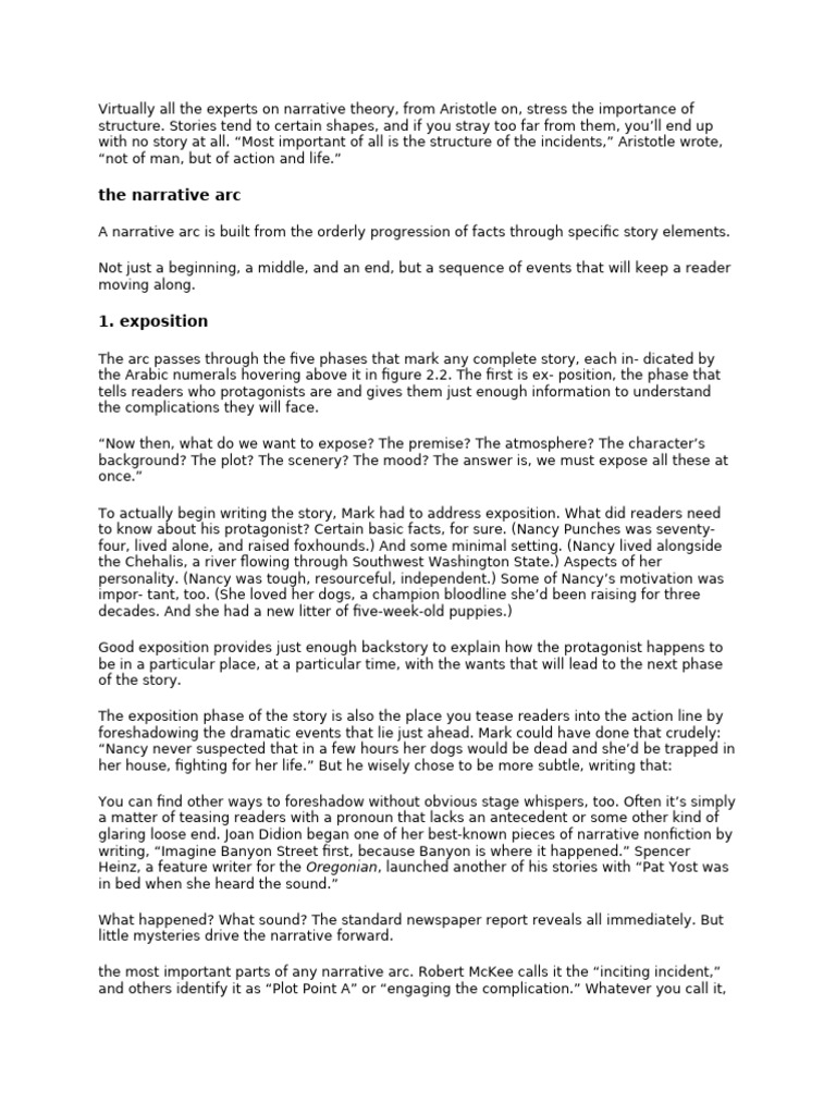 Story Craft Lecture 2 Material | PDF