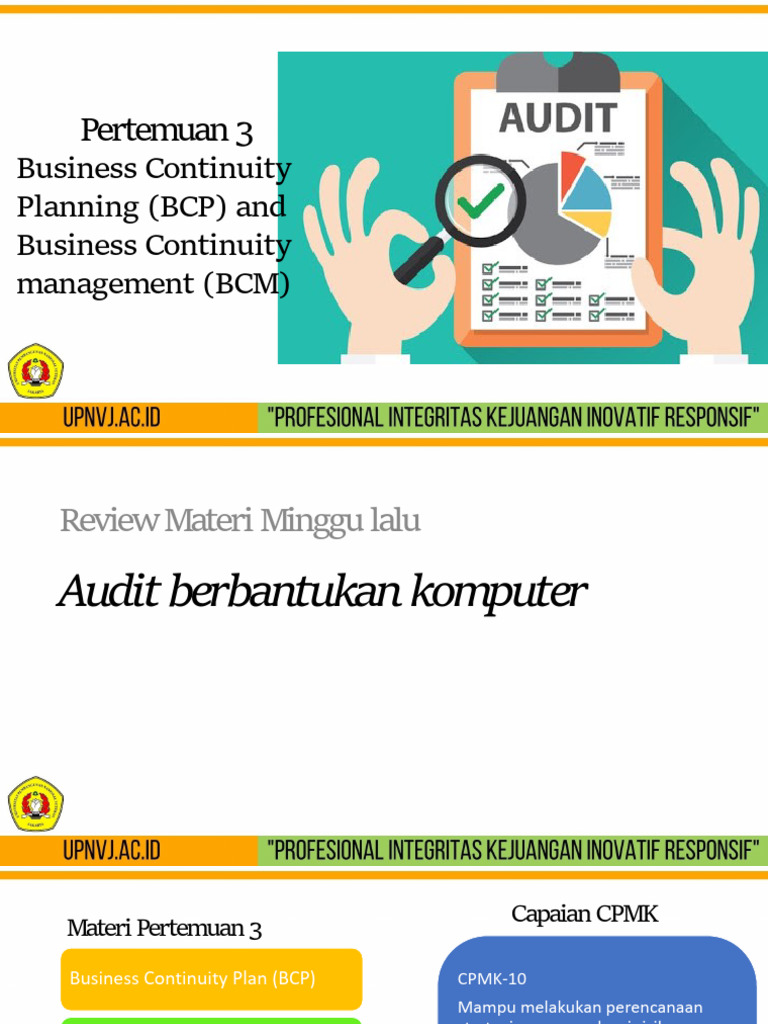 p3 Materi BCP Dan BCM | PDF