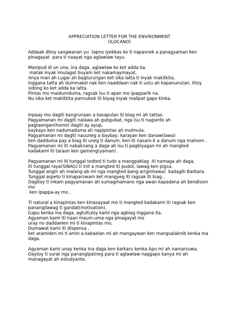 Ilocano Envi Sci | PDF