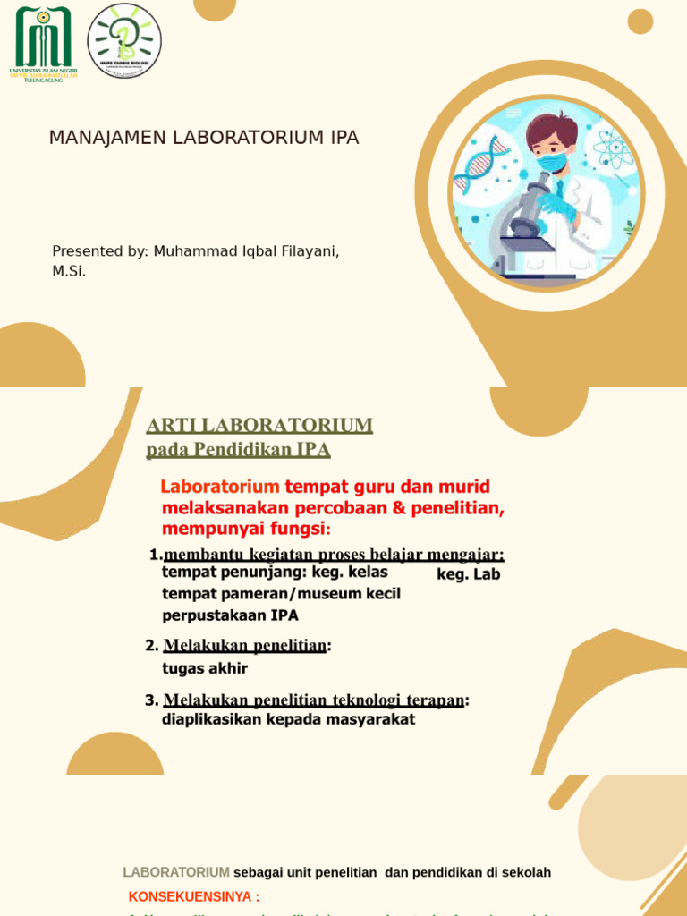 Manjemen Lab IPA | PDF