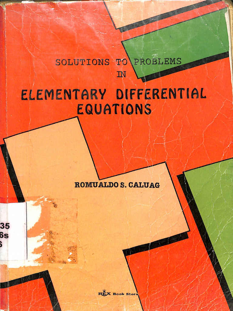 Differential Equation - Answer Key | PDF