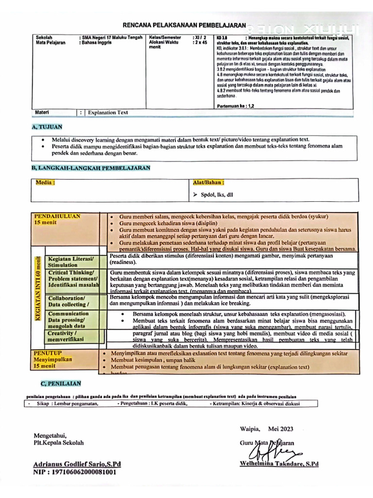 Perangkat Obs PMM | PDF