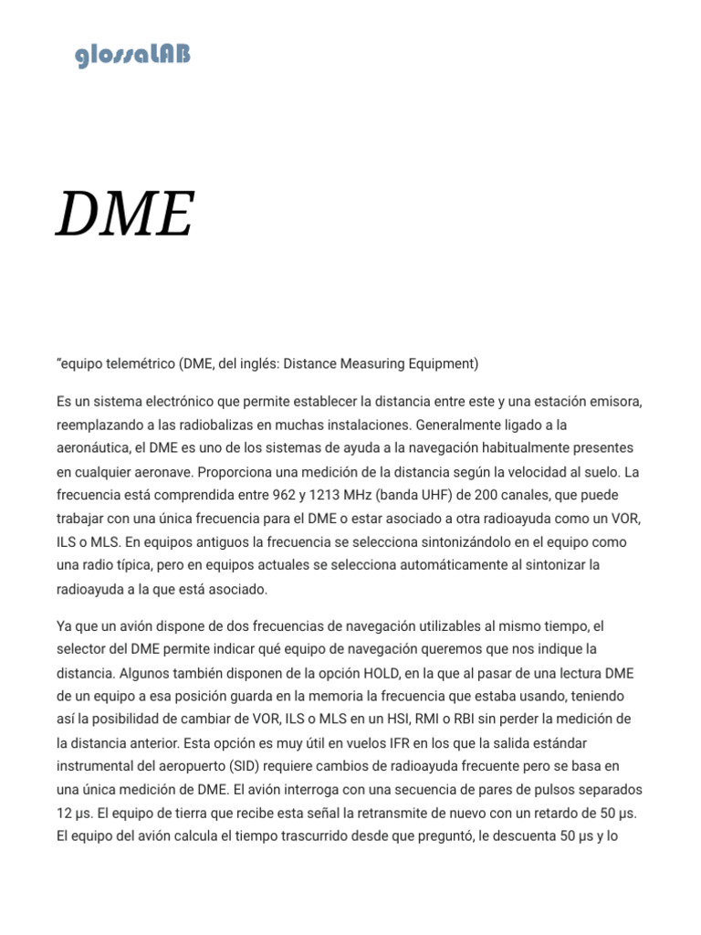 DME - glossaLAB | PDF