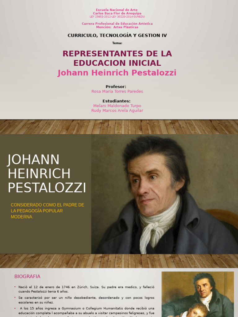 Johann Heinrich Pestalozzi - Exposicion (Rudy y Melani) | PDF