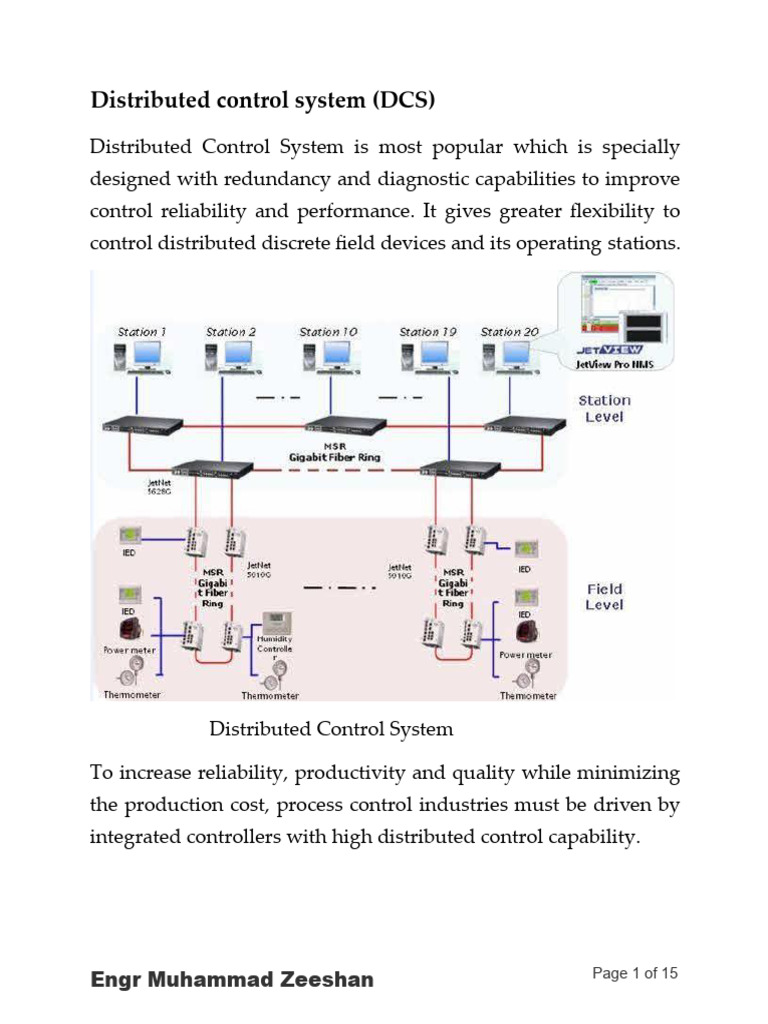 Distributed Control System (DCS) | PDF