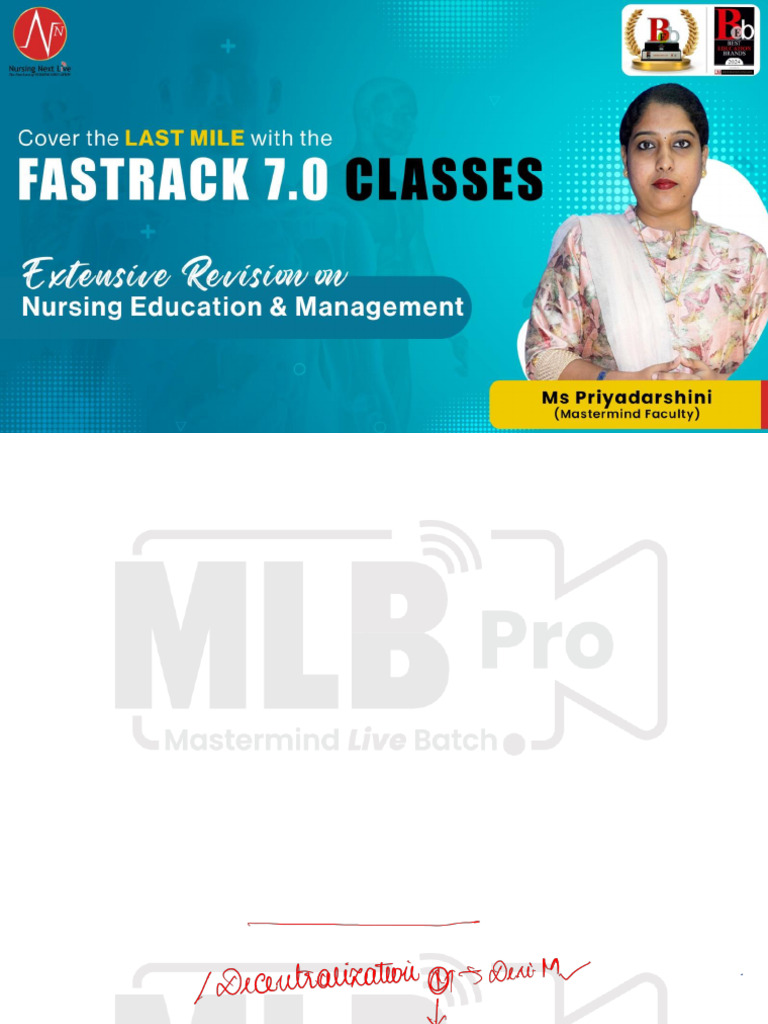 Fast Track MCQ Nursing Management Nursing Education | PDF