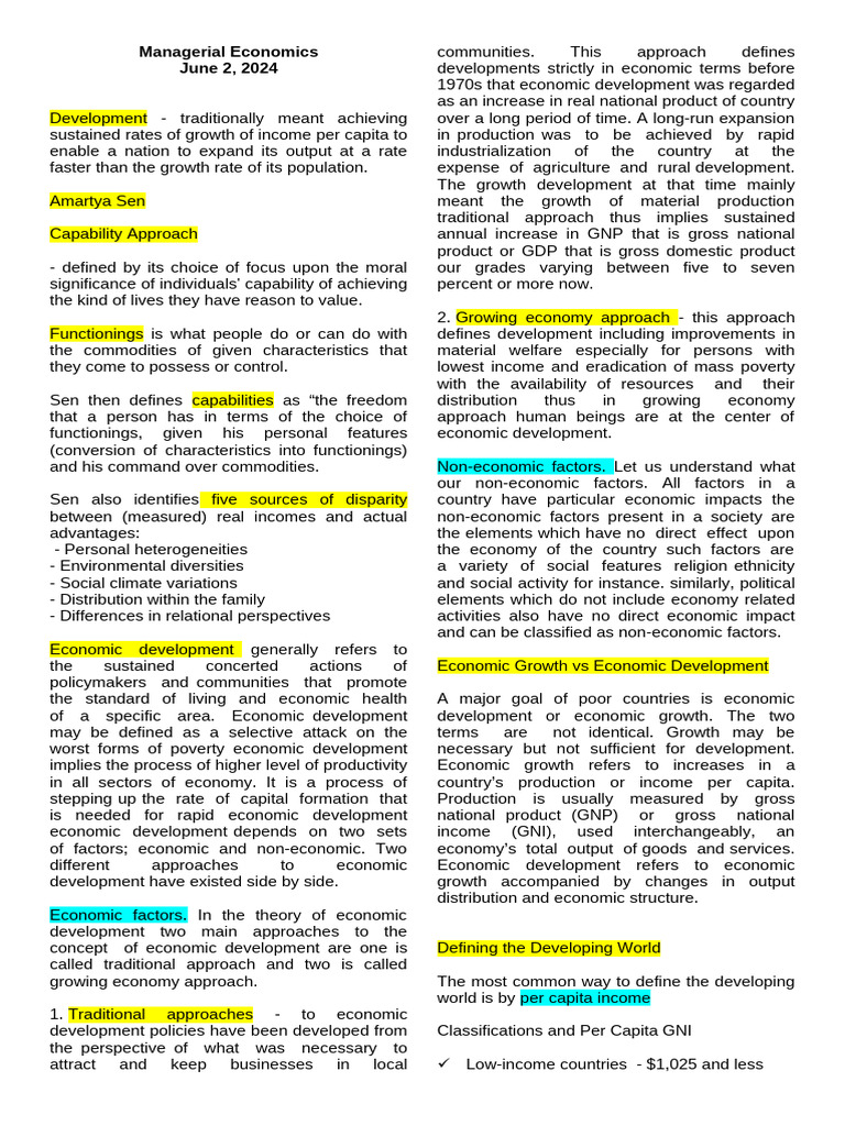 Managerial Economics | PDF