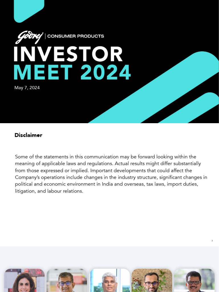 Investor Meet 2024 | PDF