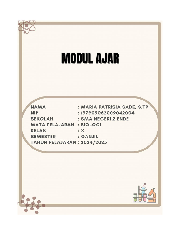Modul Ajar - Peranan Virus | PDF