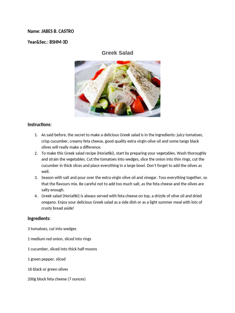 Jabes Castro - BSHM-3D - Activity | PDF