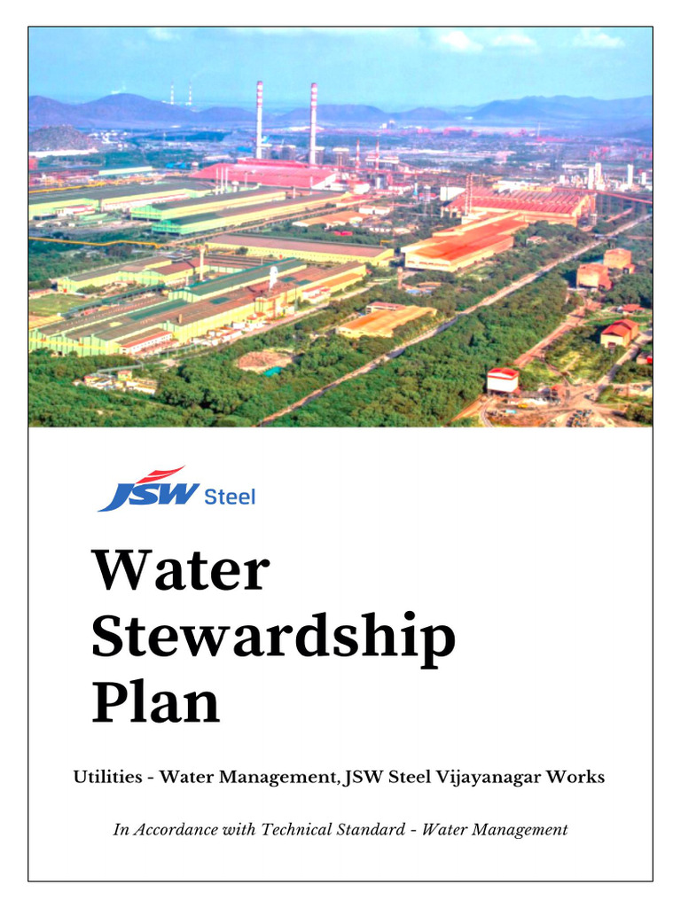 Water Stewardship Plan 2024 Utilities Water Management | PDF