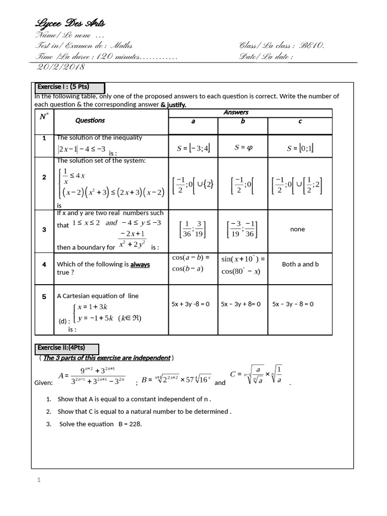 Midyr Lycee - G10.docx - 1547921378858 | PDF