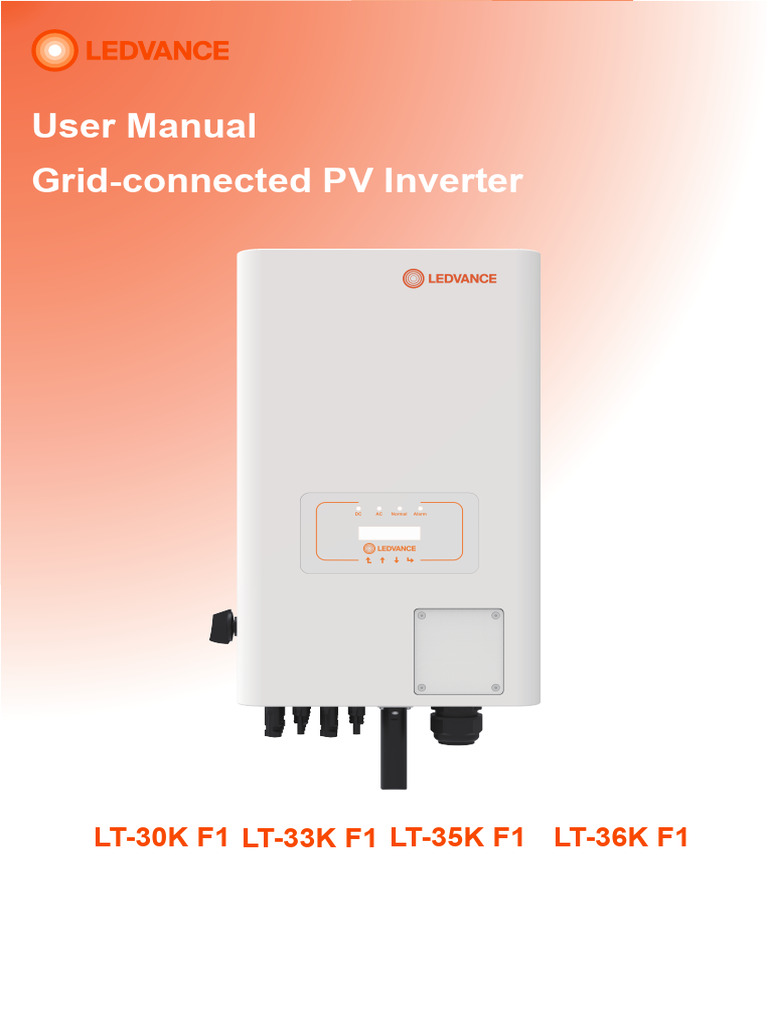 Asset-13180251 Three Phased String Inverter 30-36k f1 User Manual | PDF ...