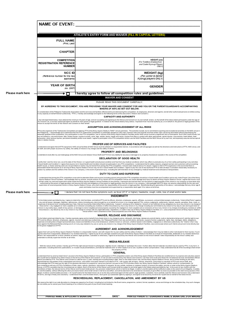 TEMPLATED_ENTRY_FORM_FOR_ALL_ATHLETES_v1.01_2_ (1) | PDF