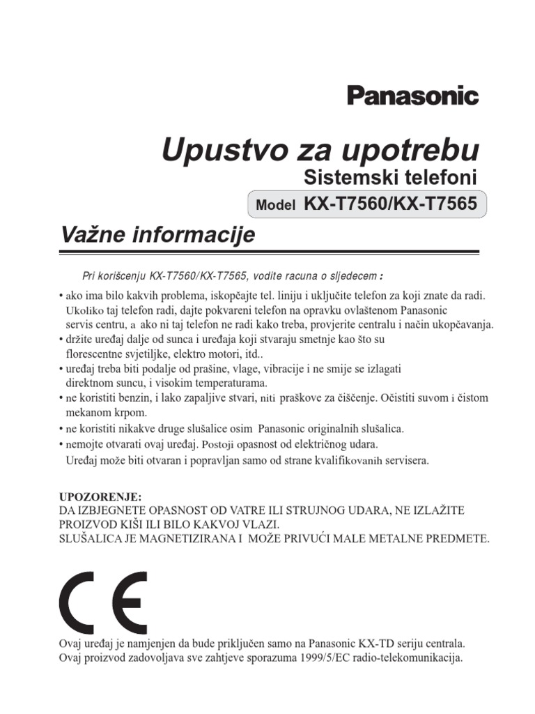 Manual Panasonic | PDF
