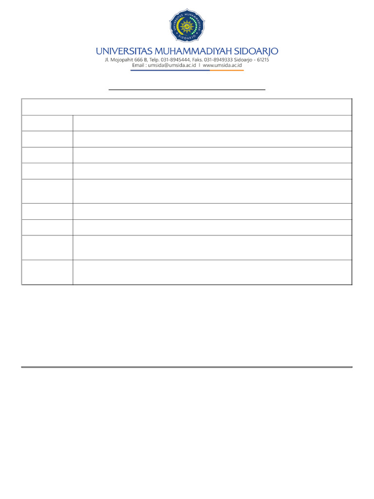 Form Pendaftaran Wisuda | PDF