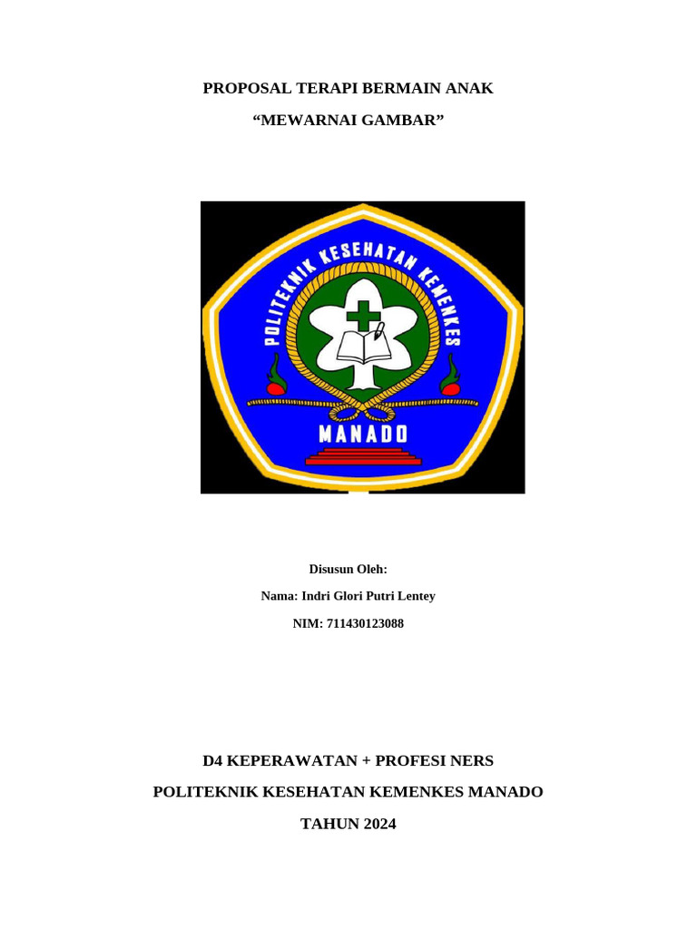 Proposal Terapi Bermain Anak - Indri Lentey | PDF