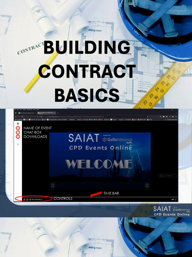 Building Contracts Basics - 2024 | PDF