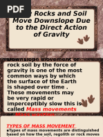 Classification of Mass Movement Types | PDF