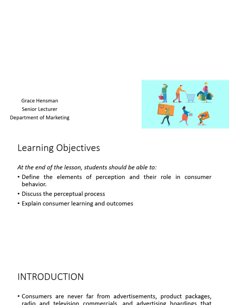 Consumer psychology Lesson 02 | PDF Consumer psychology Lesson 02 | PDF