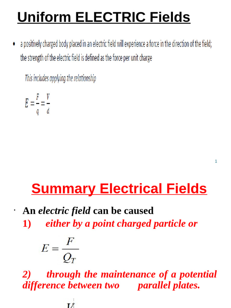 U3 L12 Coulombs Law &electric Fields (U) | PDF