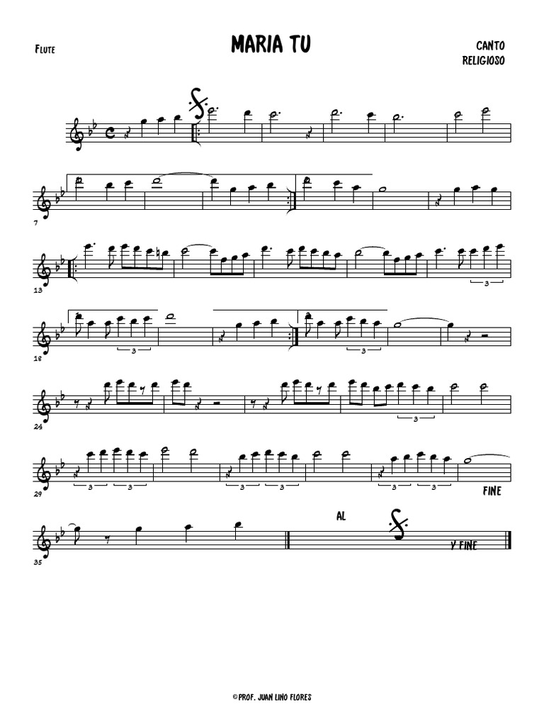Maria Tu - Canto Religioso | PDF