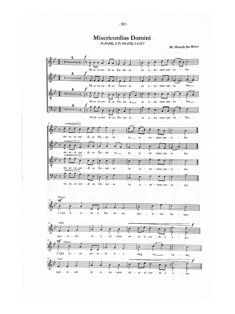 Misericordias Domini- Henryk Jan Botor | PDF