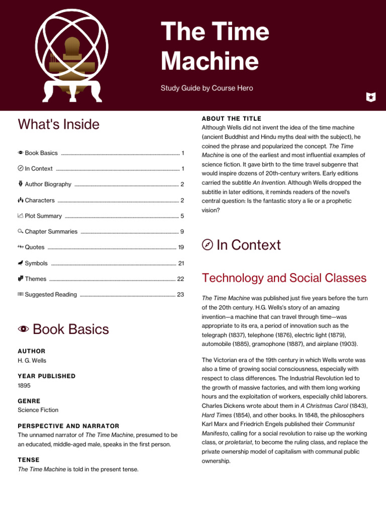 The Time Machine | PDF