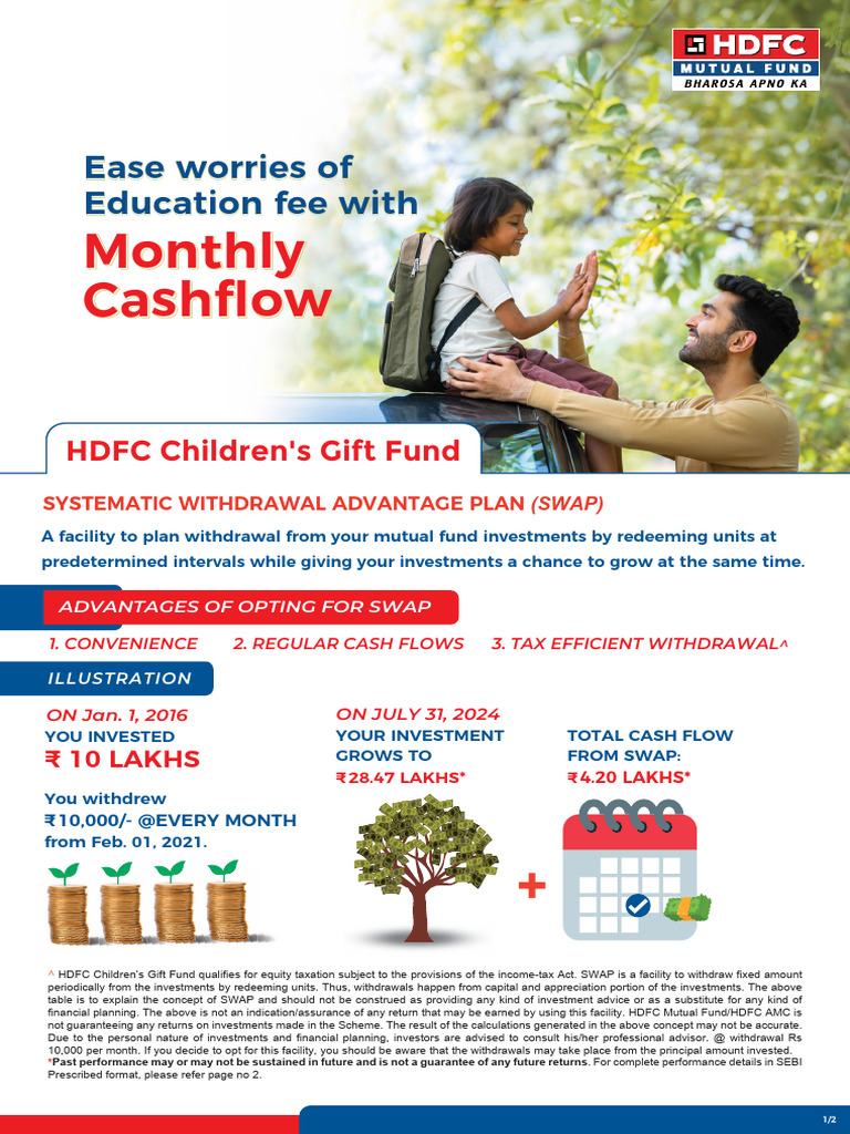 HDFC Childrens Gift Fund - SWAP Leaflet - August 2024 | PDF | Investing ...
