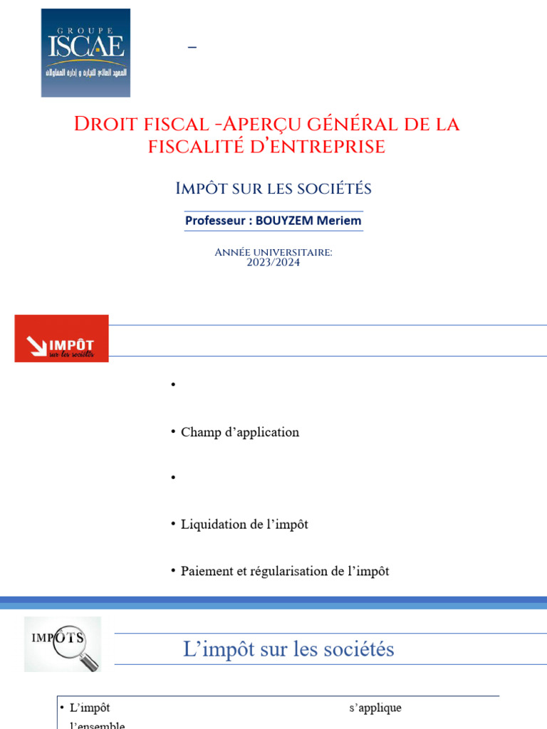 Iscae - Institut Supérieur de Commerce Et Administration Entreprises | PDF
