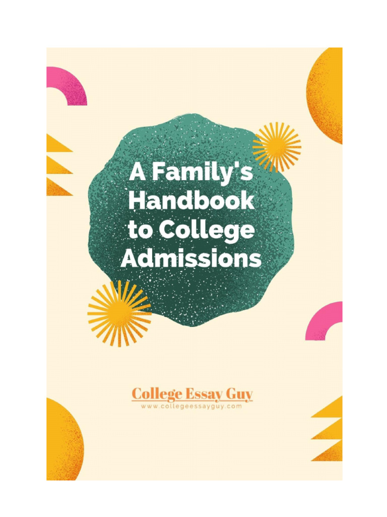 College Admissions Handbook | PDF