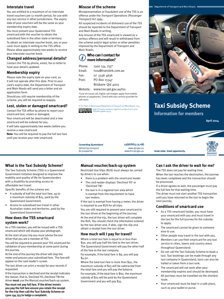 PDF Taxi Subsidy Scheme | PDF