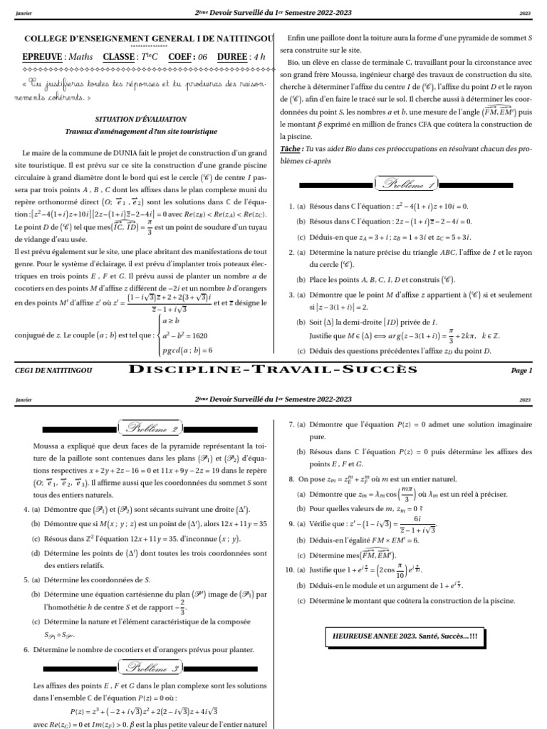 D2S1 TleC 22-23 | PDF