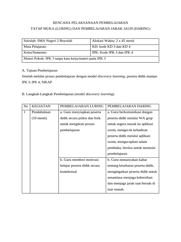 Master 1 RPP Daring-Luring Model DL | PDF