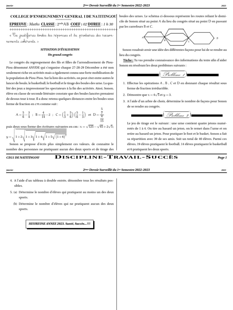 D2S1 2ndeAB 22-23 | PDF