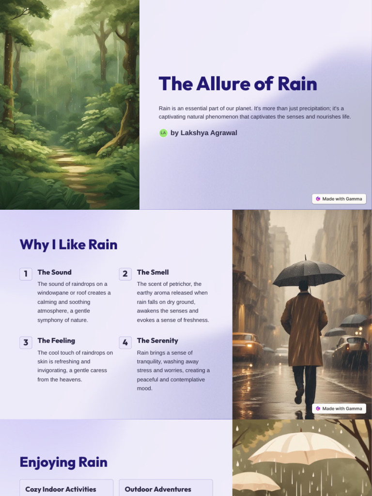 The Allure of Rain | PDF