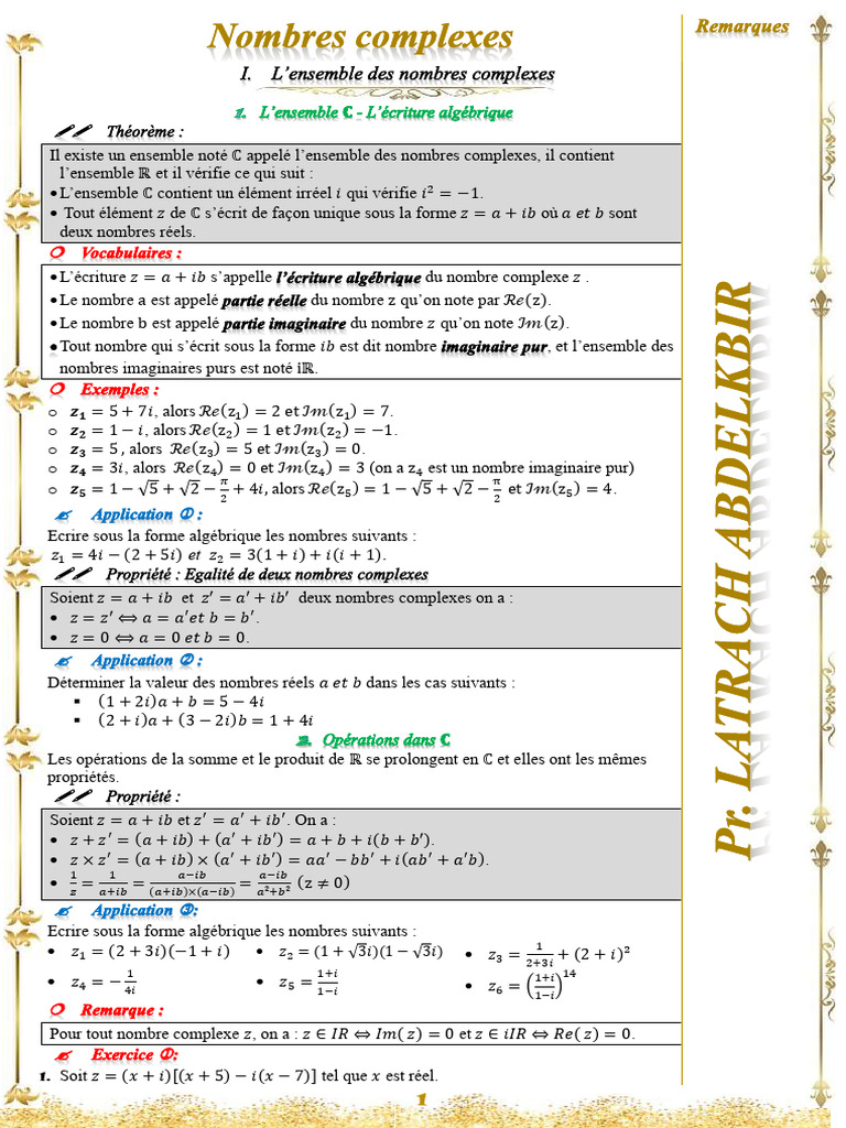 Le Cours-1 | PDF
