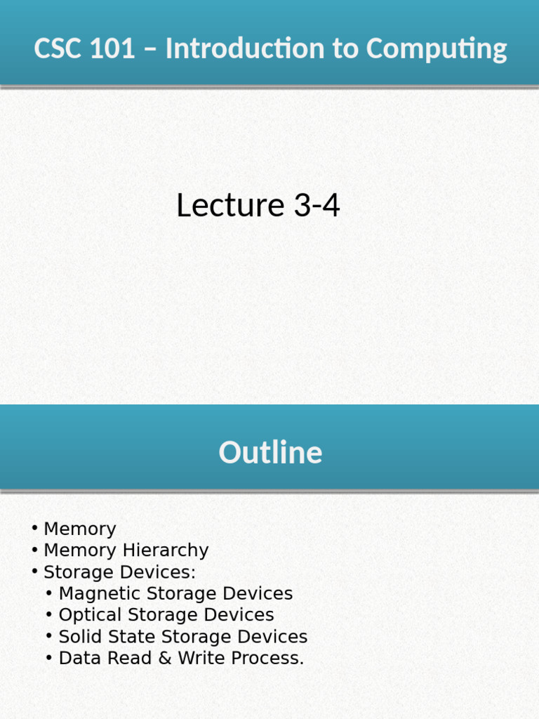ICT Lecture 3 4 | PDF