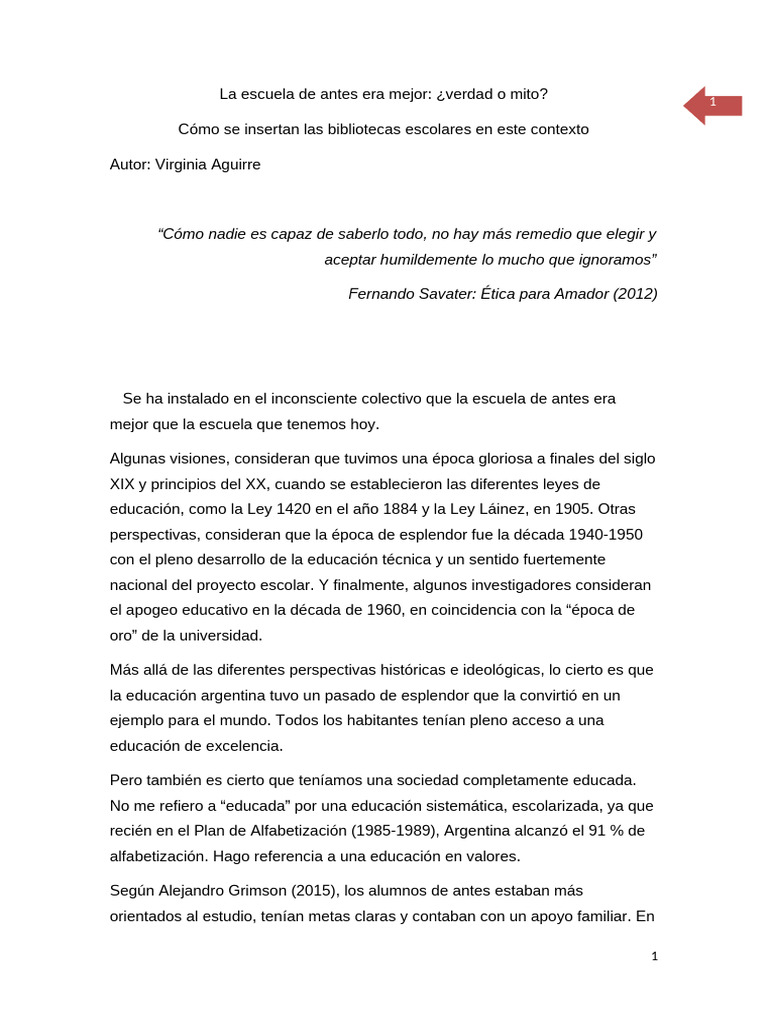 La Escuela de Antes Era Mejor | PDF | Biblioteca escolar | Bibliotecas