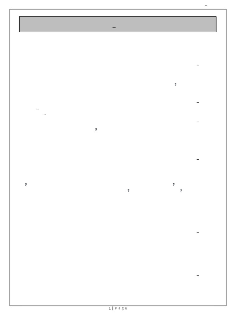 Unit 9 - Agency CA Foundation Important Pyq and Casestudies Compiled | PDF