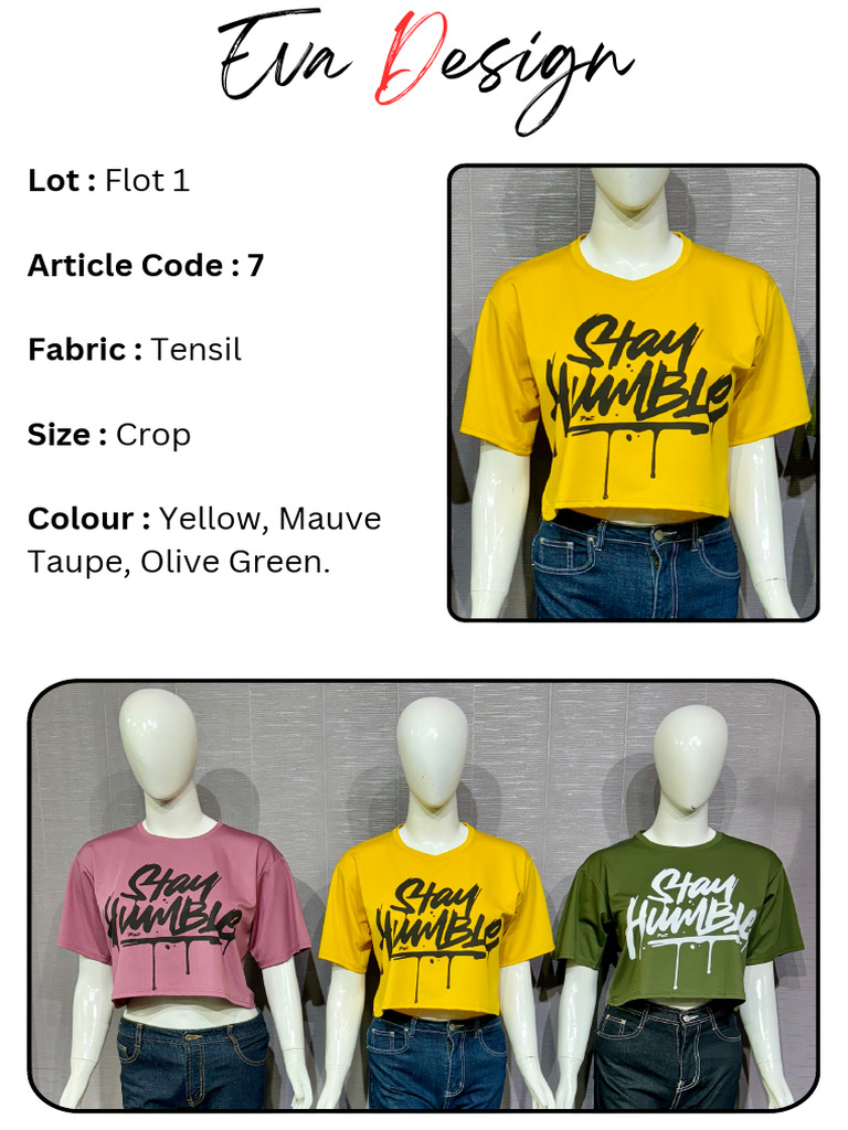 Flot1 Crop Eva Designs | PDF