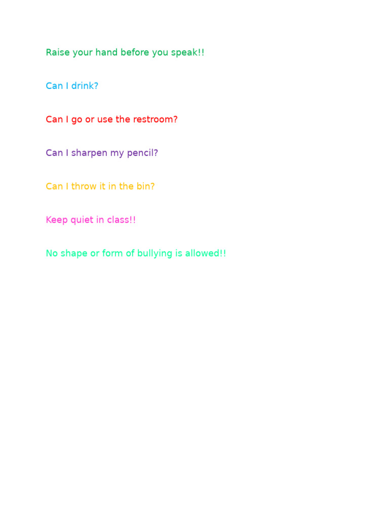 Class Language! | PDF