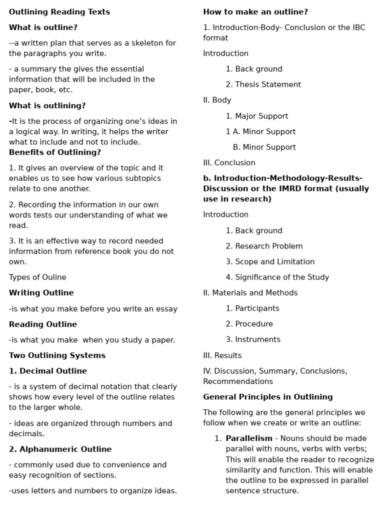 EAPP Outlining To Critiquing | PDF