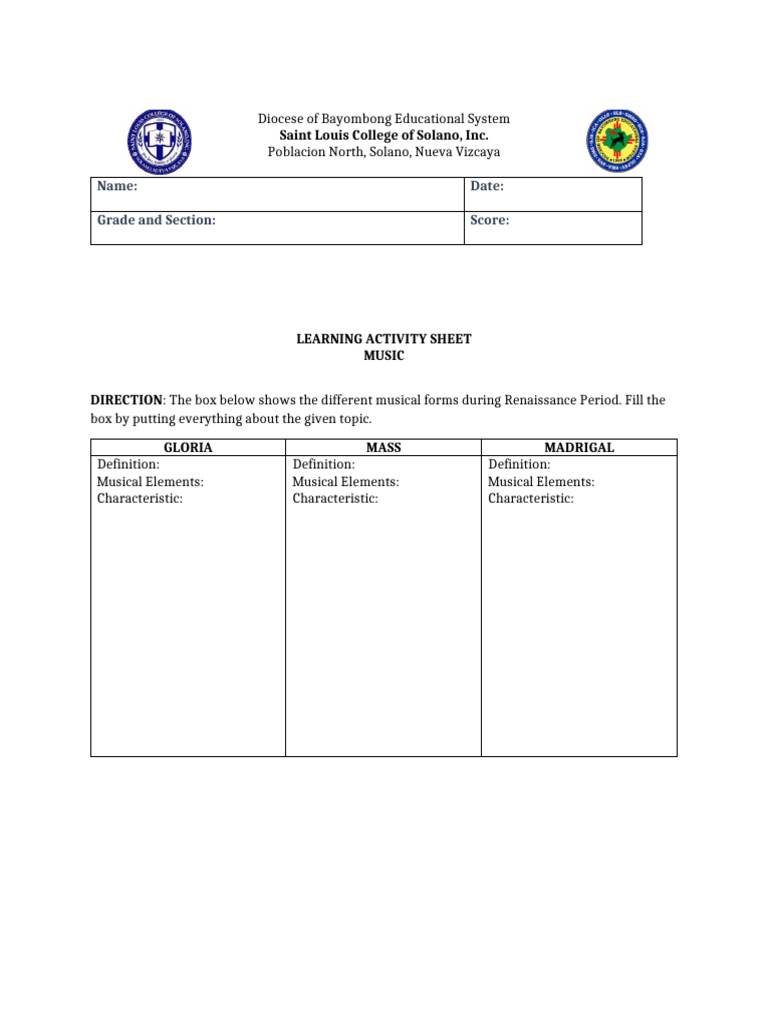 G9 - LAS(music) | PDF