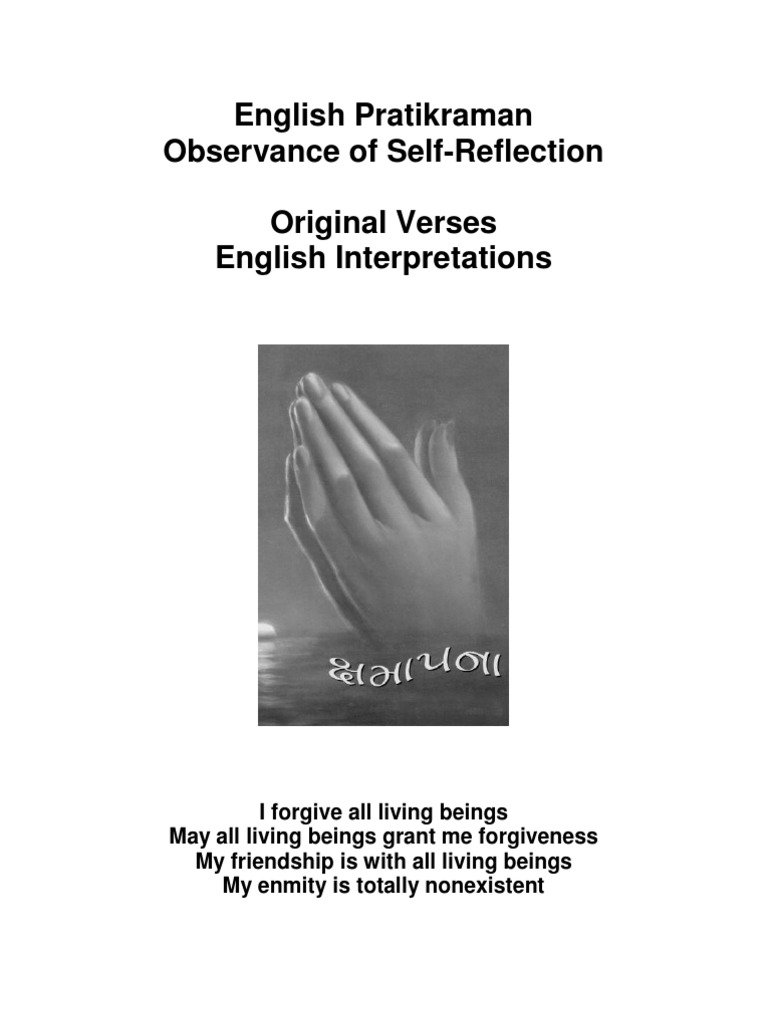 Pratikraman Sutra | PDF | Forgiveness | Yoga