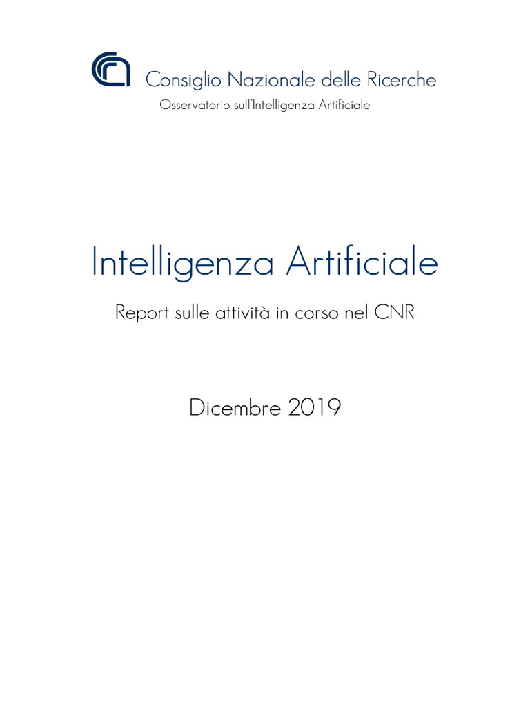 CNR AI Report | PDF