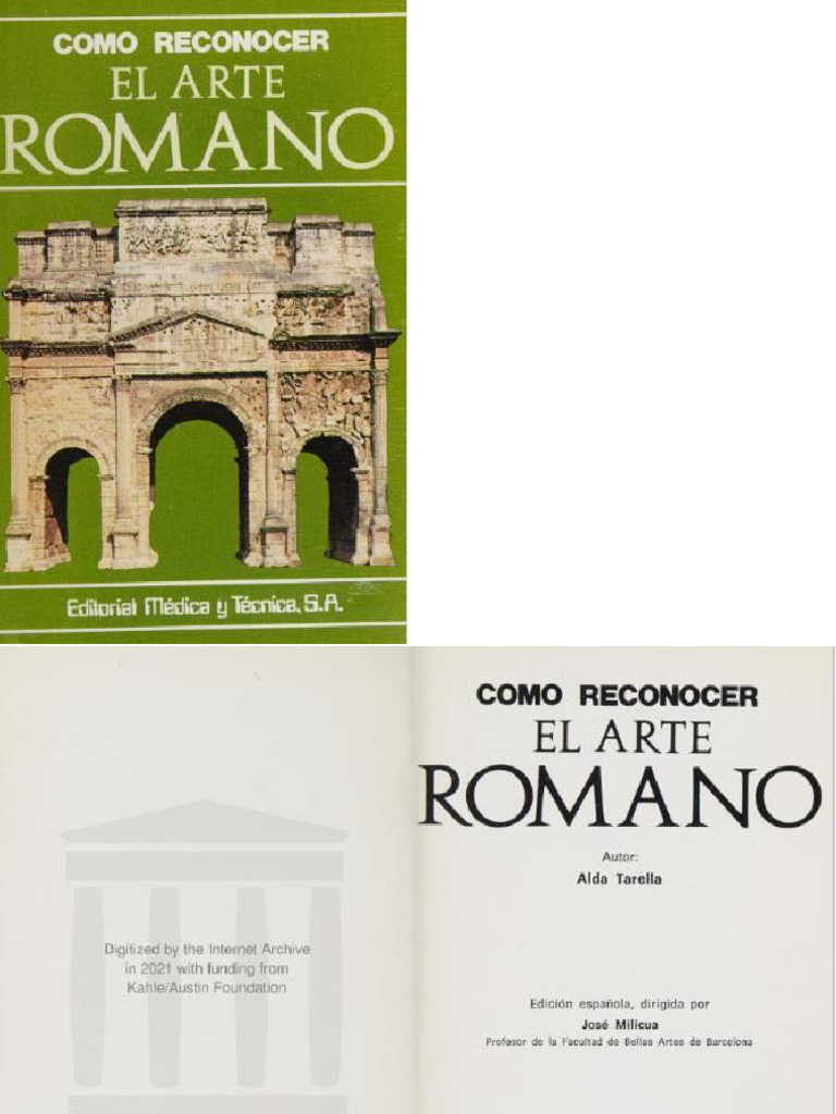 U6 - Tarella. Cómo Reconocer El Arte Romano | PDF