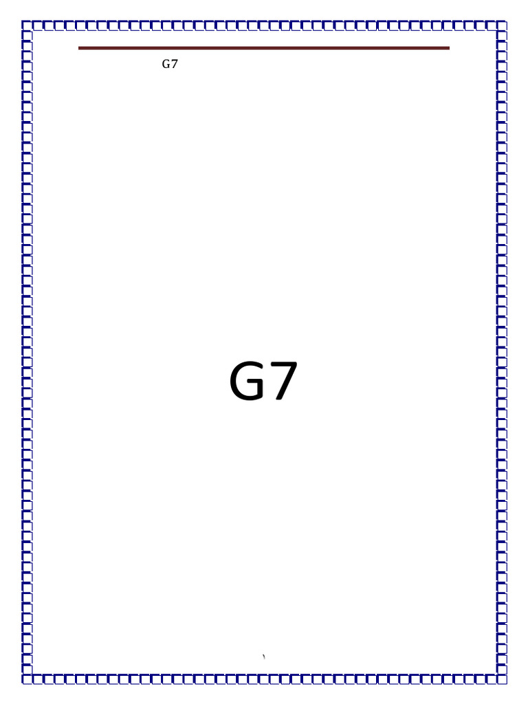 Worksheet G7 | PDF